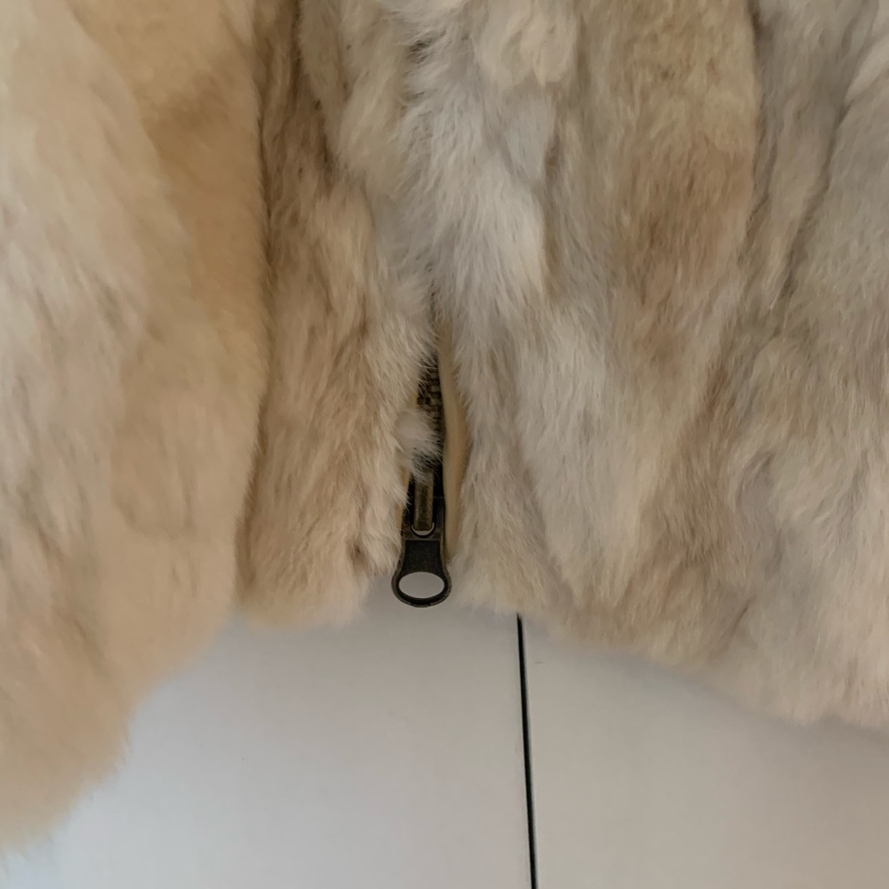 Rare Vintage Bebe Rabbit & Leather Jacket Coat - Gem